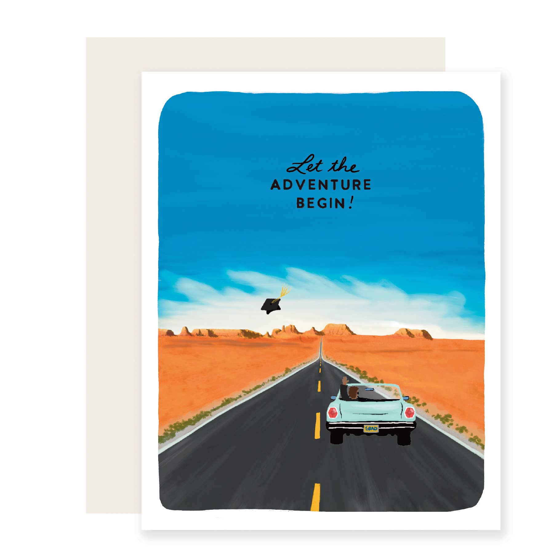 Slightly Stationery - Grad Road Trip Card | Graduation Card – Bel Fiore Co.
